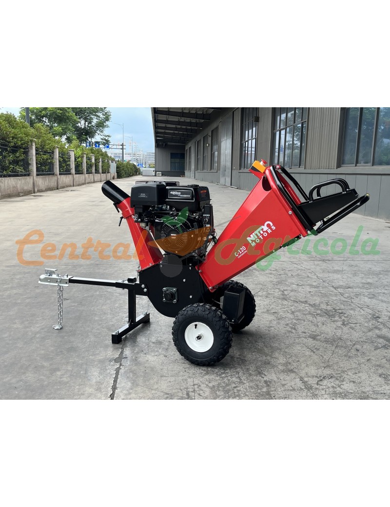 Chipeadora Profesional a Gasolina 15hp Ajustable 4.8 Pulgadas Nitro