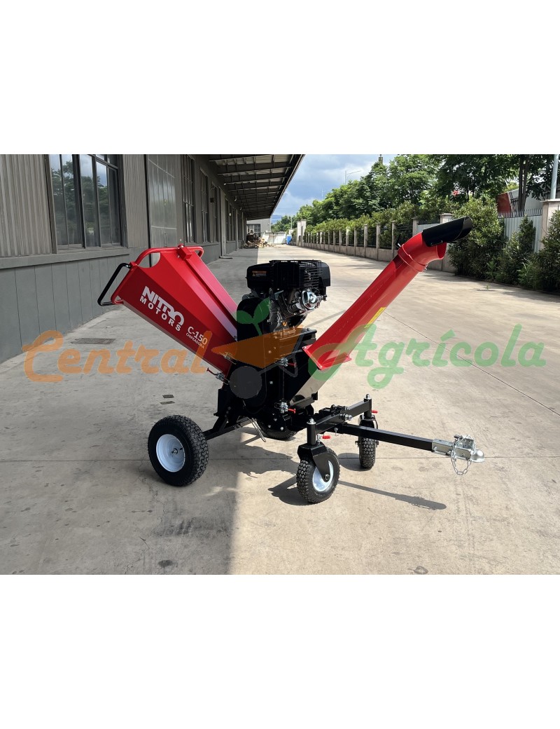 Chipeadora Profesional a Gasolina 15hp Ajustable 6 Pulgadas Nitro