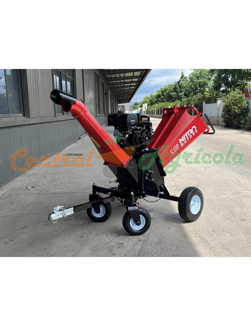 Chipeadora Profesional a Gasolina 15hp Ajustable 6 Pulgadas Nitro