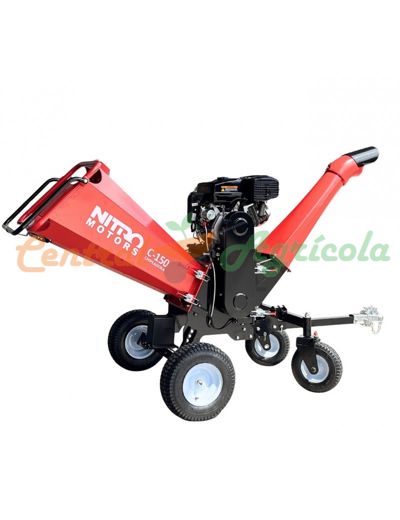 Chipeadora Profesional a Gasolina 15hp Ajustable 6 Pulgadas Nitro