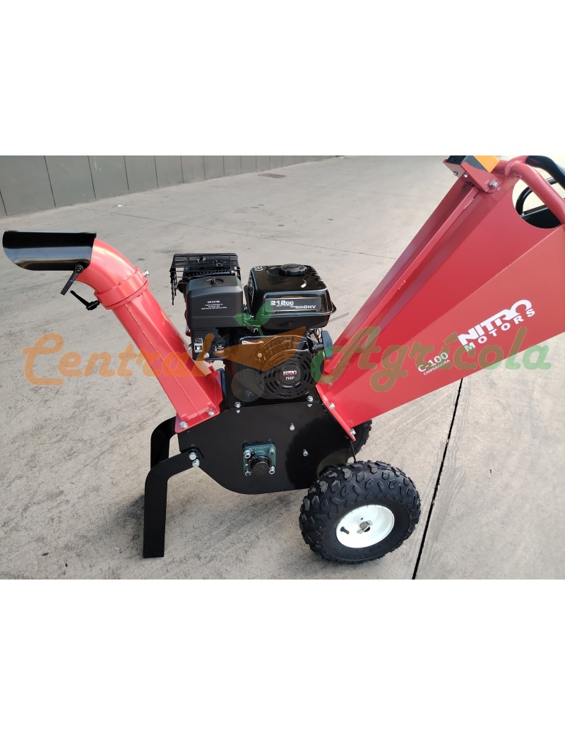 Chipeadora Profesional a Gasolina 7hp Ajustable 4 Pulgadas Nitro