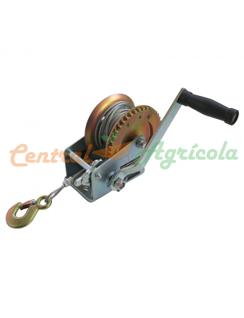 Tecle Grúa Pluma Giratoria 500KG Malacate Manual (piola acero)