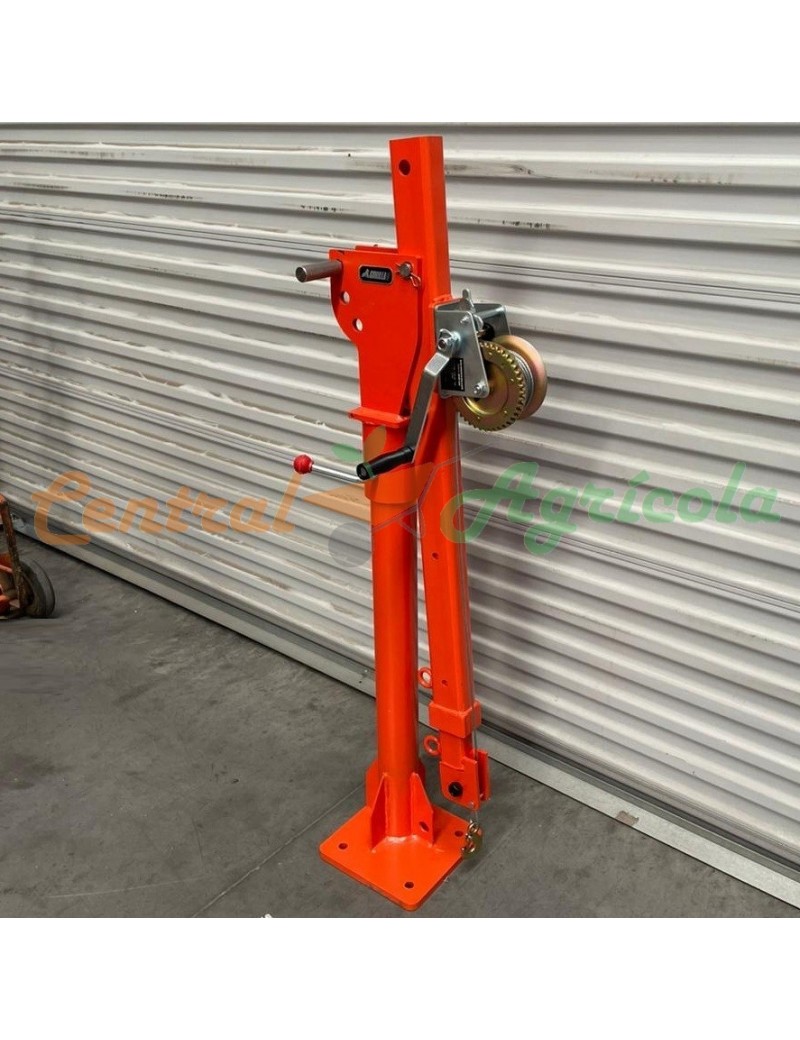 Tecle Grúa Pluma Giratoria 500KG Malacate Manual (piola acero)