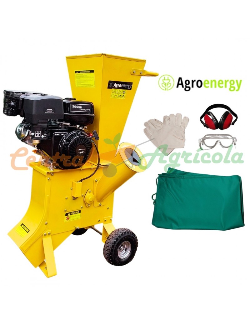 Chipeadoras de Ramas y Troncos de 7 hp 13 hp 15 hp partida eléctrica