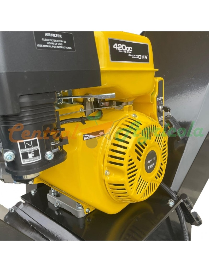 Chipeadora Profesional a Gasolina 15hp Ajustable AgroEnergy