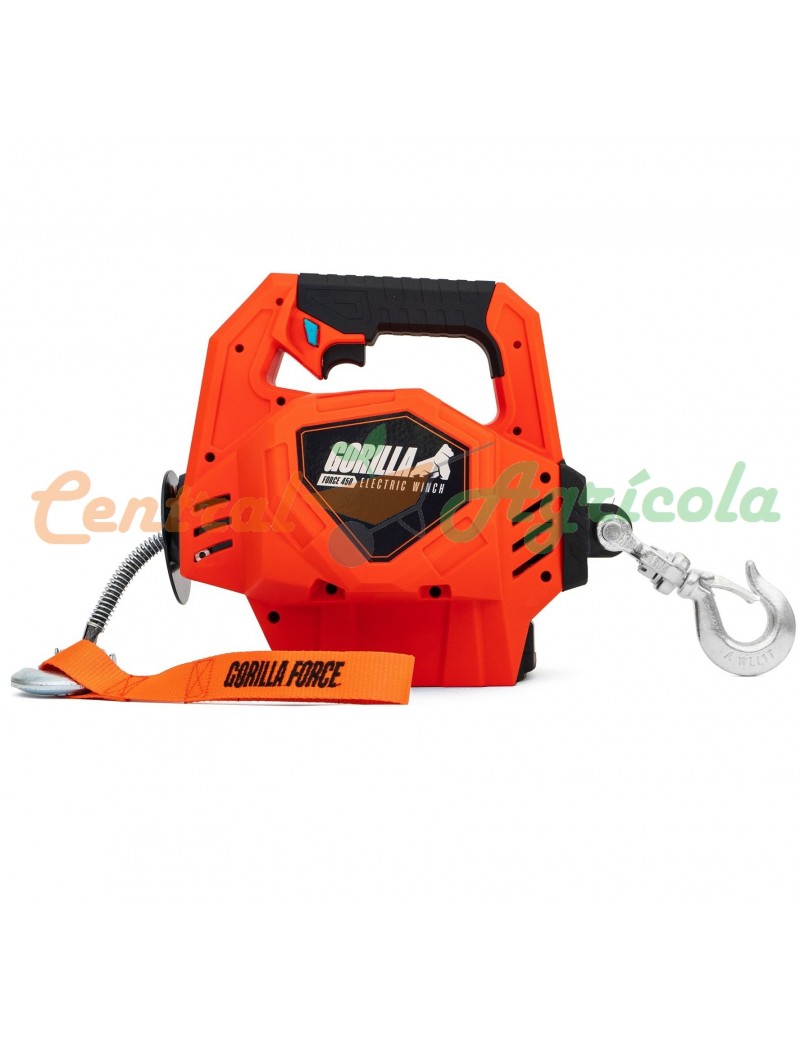 Tecle Grúa Pluma Pick Up Extensible Gorilla Force 400kg Piola Sintética