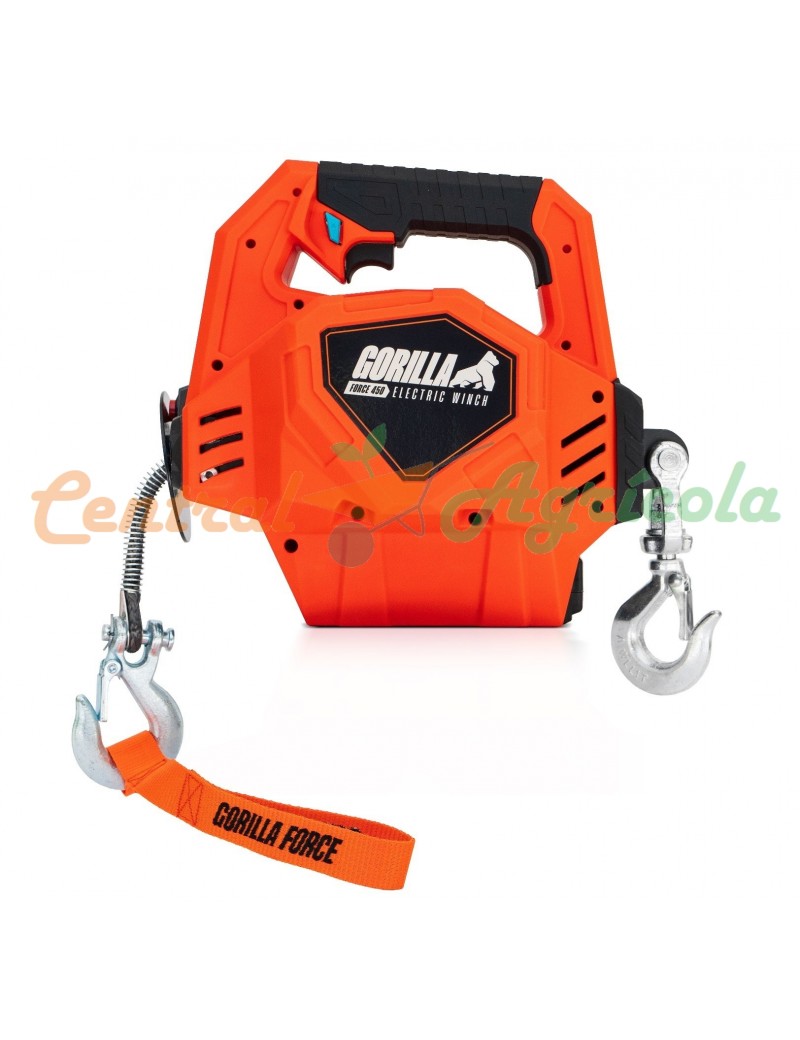 Tecle Grúa Pluma Pick Up Extensible Gorilla Force 400kg Piola Sintética