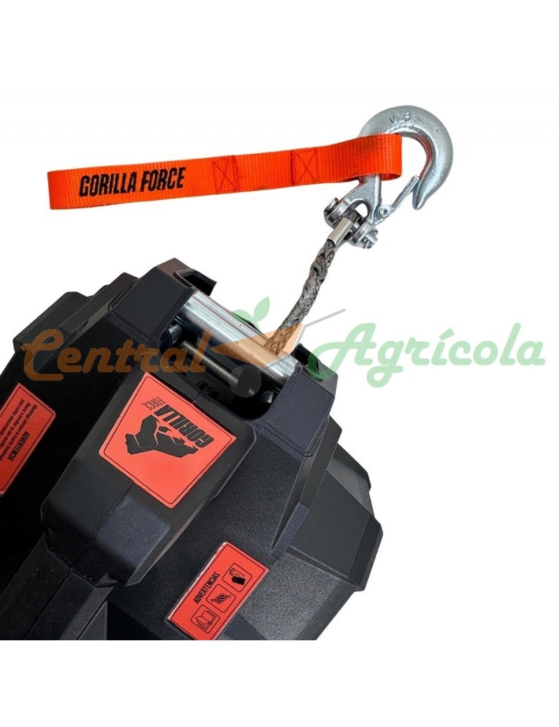 Gorilla Force 680 Winche portátil para taladro (piola sintética 12mts)